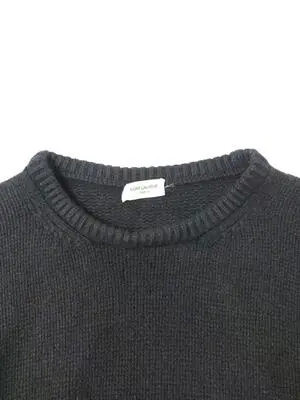 Saint Laurent Knitted Crew-neck Sweater