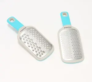 PREPOLOGY Dual 4 Blade Grater W/ Catch Bin Sheath - One-color
