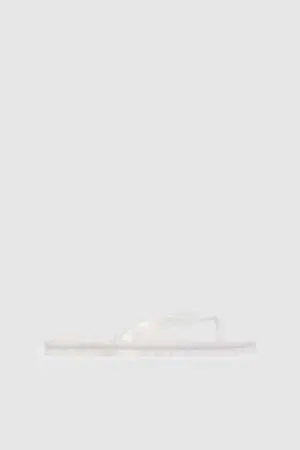 ST. AGNI Jelly Flip Flops - Transparent