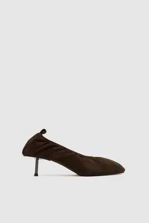 ST AGNI Suede Ballet Heel