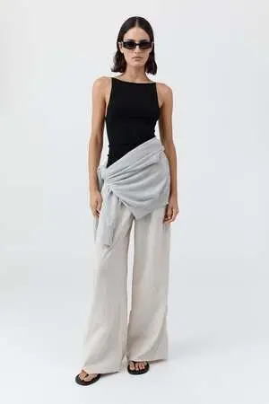ST AGNI Relaxed Crushed Pant