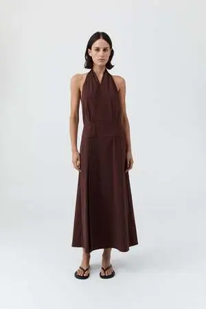 ST AGNI Halter Wrap Dress