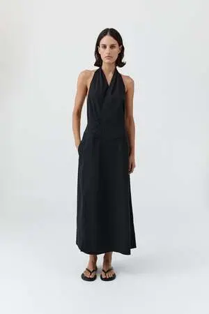 ST AGNI Halter Wrap Dress