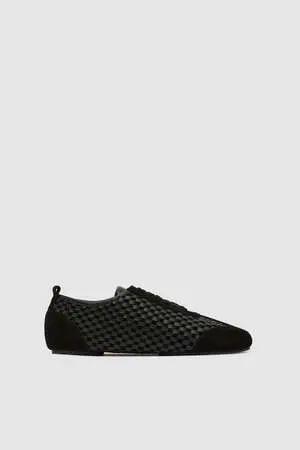 ST. AGNI Lattice Weave Ballet Sneaker