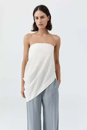 ST AGNI Cloud Asymm Drape Top