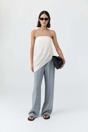 ST AGNI Cloud Asymm Drape Top
