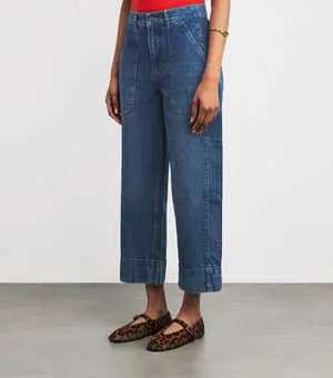 ME+EM Cropped Straight Leg Jeans