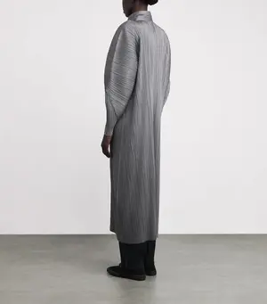 Issey Miyake Skyline A-line Coat - Grey
