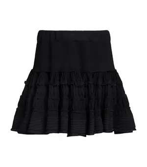 Alaïa Ruffled Mini Skirt