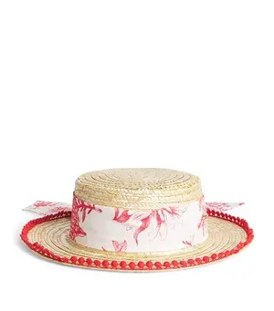 PATACHOU Wide Brim Hat - Red