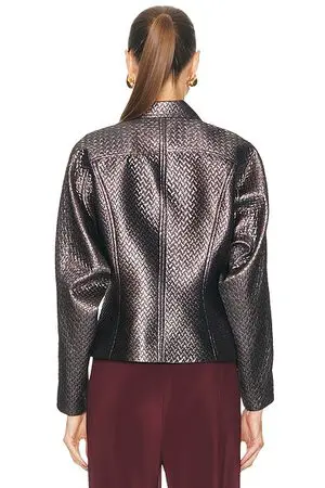 THE SEI Double Zip Fitted Jacket - Multi