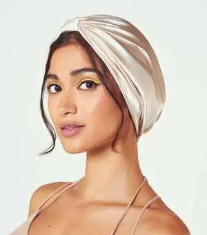 SILKE LONDON Mulberry Silk Hair Bonnet - Gold