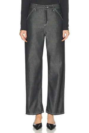 Carhartt Work In Progress Straight Leg Pants With Contrast Stitching