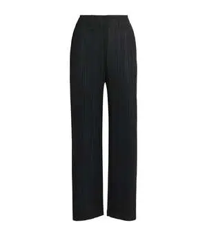 Pleats Please Issey Miyake Black Pants For Women