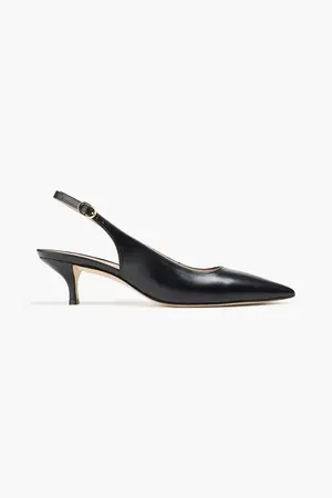 Italian Made Mid Heel Slingback Pumps