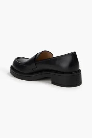 STUART WEITZMAN Louise Leather Penny Loafers