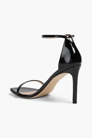STUART WEITZMAN Amelina 95 Patent-leather Sandals