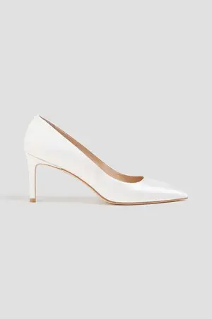STUART WEITZMAN Leigh 75 Satin Pumps