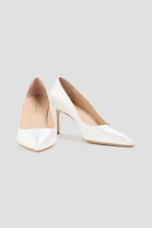 STUART WEITZMAN Leigh 75 Satin Pumps