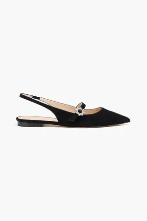Women's Elastic Slingback Flats