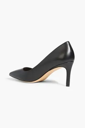 STUART WEITZMAN Leigh 75 Leather Pumps - Black