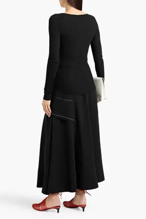 Proenza Schouler Boyd Ribbed-knit Sweater - Black