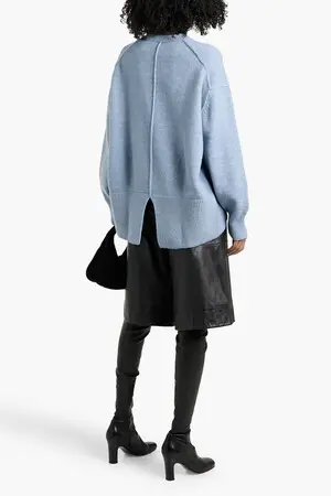 Proenza Schouler Kellen Knitted Sweater - Light Blue