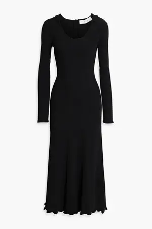 Proenza Schouler Elie Ribbed-knit Midi Dress