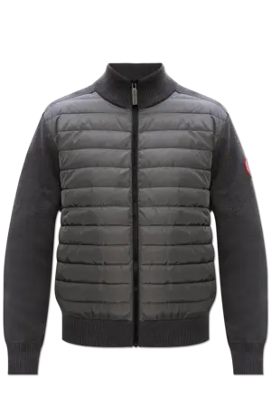 Canada Goose Hybridge Down Front Hoodie - Grey
