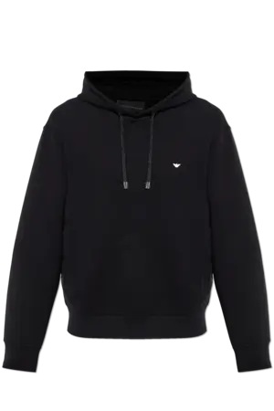 Emporio Armani Textured Sweatshirts Hoodies For Men