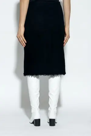 JIL SANDER Skirt With Raw-cut Hem