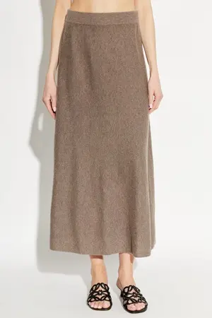 LISA YANG Torie Maxi Skirt - Brown