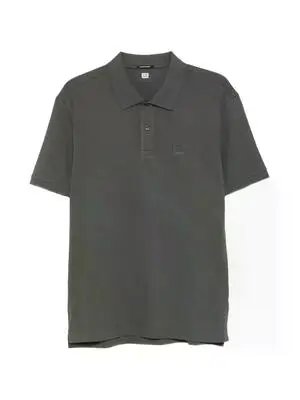 C.P. COMPANY Logo-patch Polo Shirt