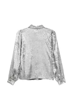 FRAME Shiny Staple Blouse