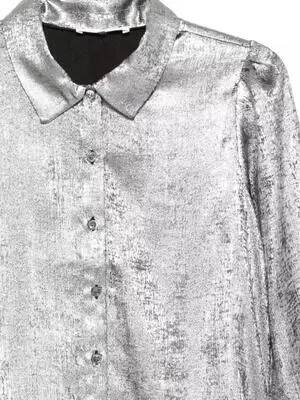 FRAME Shiny Staple Blouse