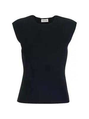 P.a.r.o.s.h Shoulder Pad T-shirt - Black