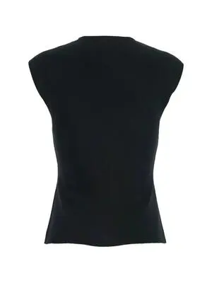 P.a.r.o.s.h Shoulder Pad T-shirt - Black