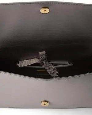 Prada Satin Mini Shoulder Bag - Grey