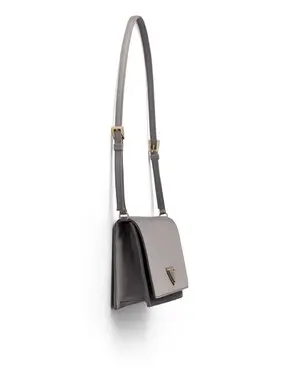 Prada Satin Mini Shoulder Bag - Grey