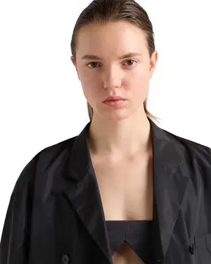 Prada Technical Taffeta Double-breasted Jacket