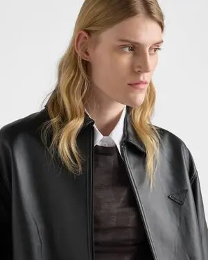Prada Nappa Leather Jacket - Black