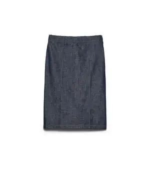 Prada Denim Pencil Skirt - Blue