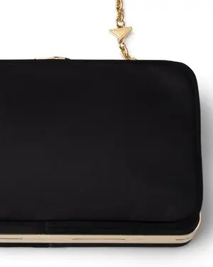Prada Satin Mini-clutch With Chain Strap