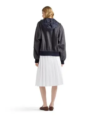 Prada Pleated Poplin Skirt