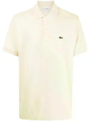 Lacoste Logo-embroidered Polo Shirt - Neutrals