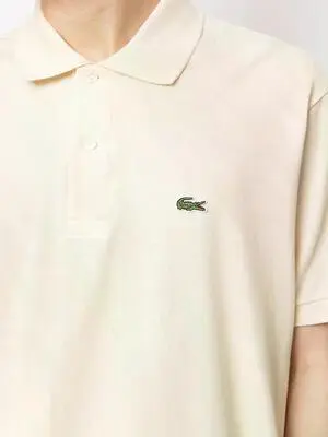 Lacoste Logo-embroidered Polo Shirt - Neutrals