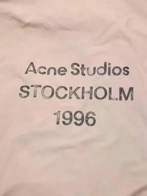 Acne Studios Washed Logo Jacket - Neutrals