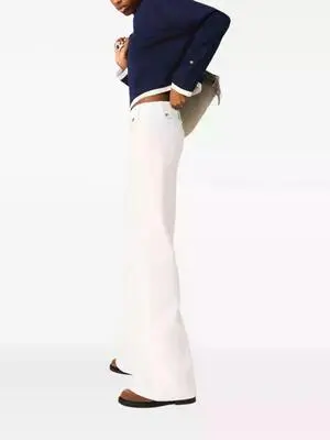 Maje High-waisted Flared Denim Jeans