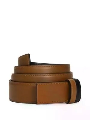 Dolce & Gabbana Contrast Leather Belt - Brown