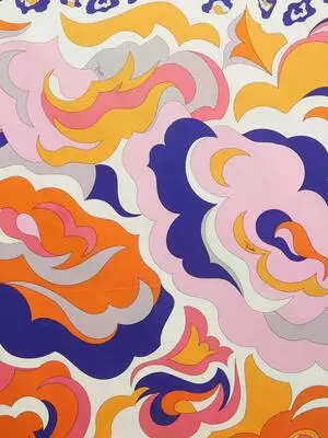 Emilio Pucci Silk Printed Scarf